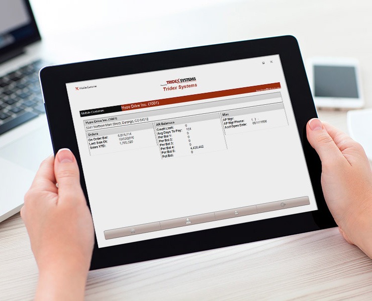Mobile Customer Service Demo – Tridex Systems